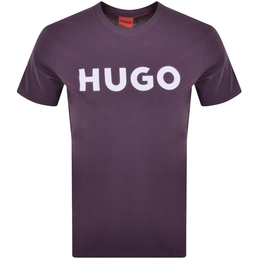 Hugo boss purple t shirt store
